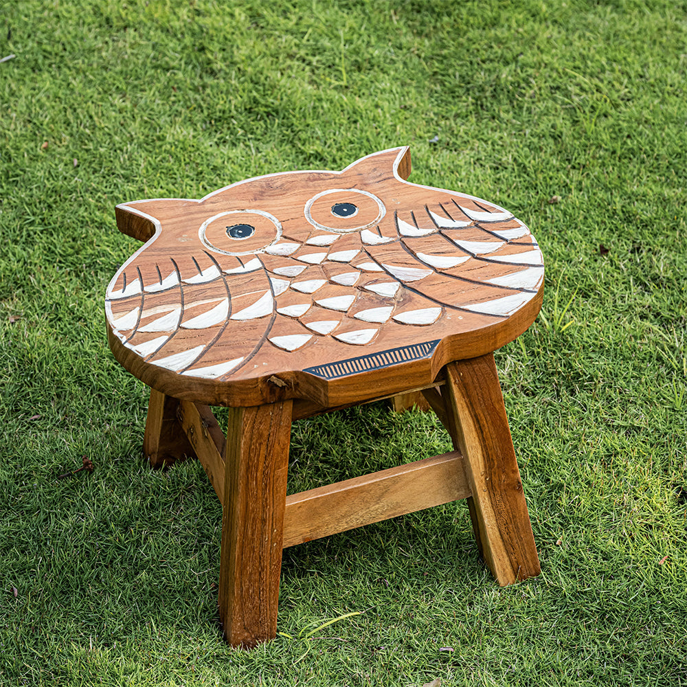 Owl Stool – Peacock Life by Shabnam Gupta