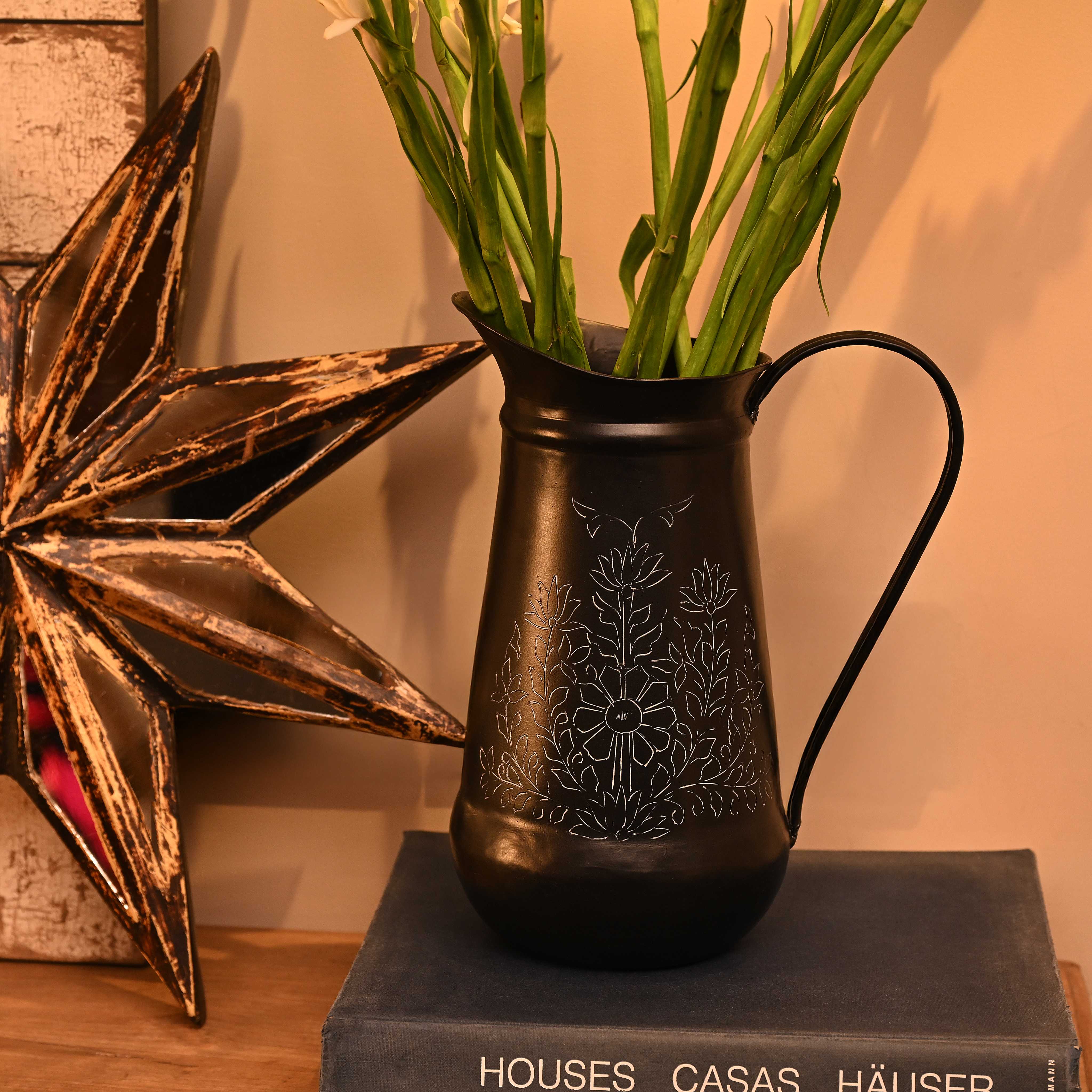 Twilight Pitcher Vase – Peacock Life by Shabnam Gupta