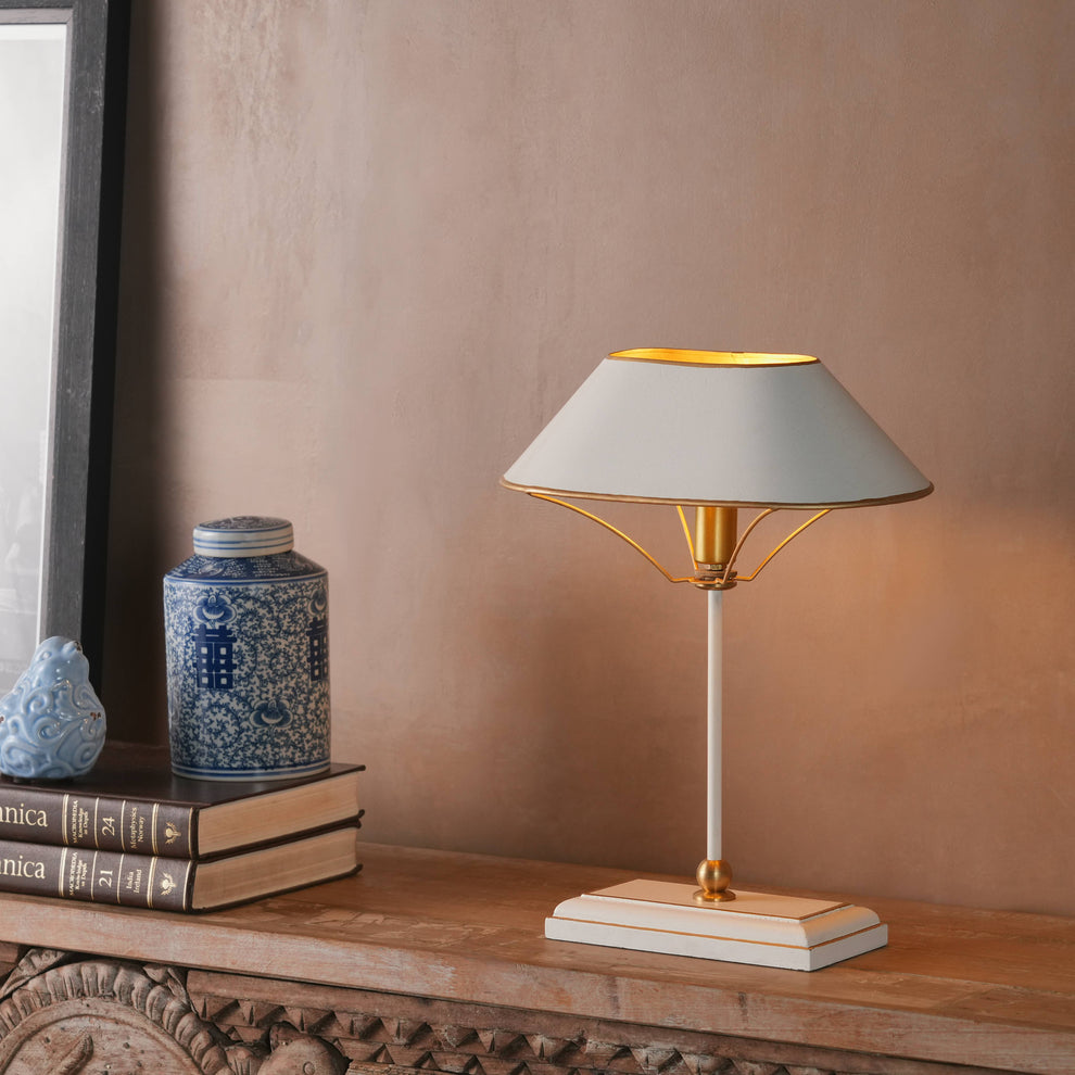 Eclipse Lamp (White) – Peacock Life by Shabnam Gupta