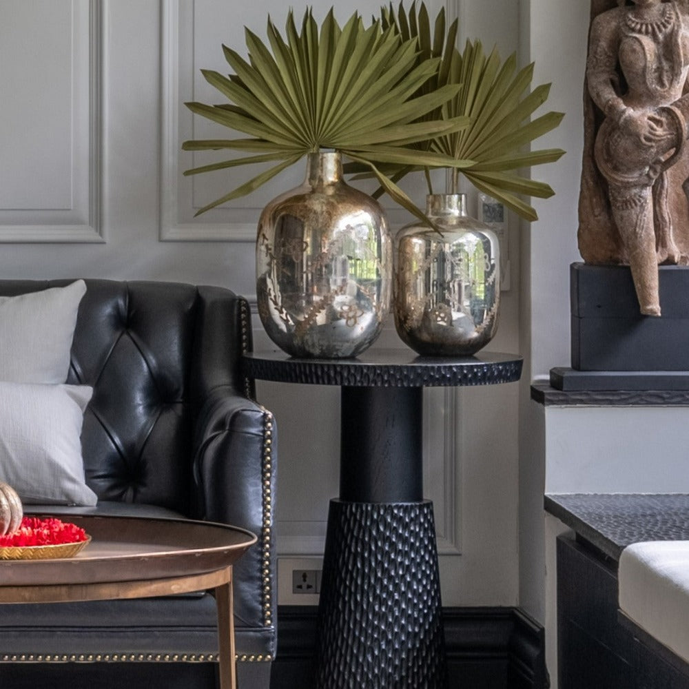 Riga Decorative Glass Vase – Peacock Life by Shabnam Gupta